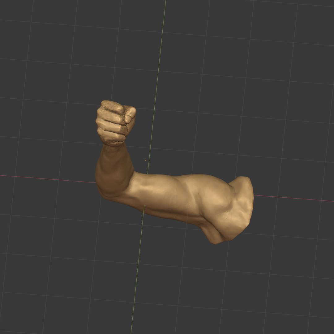 3D Figurine Arm Model - TurboSquid 1696226
