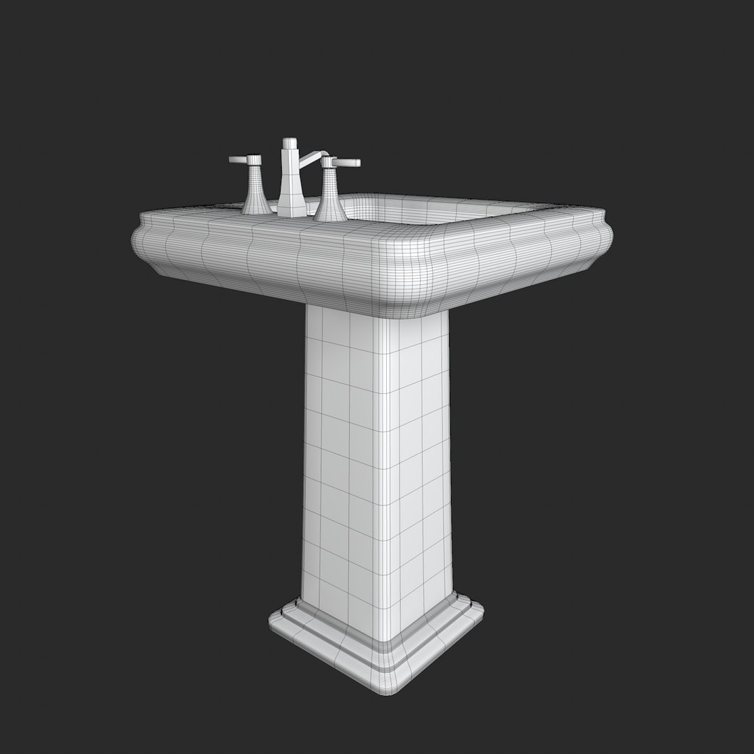 Washbasin Wash Basin 3d Model