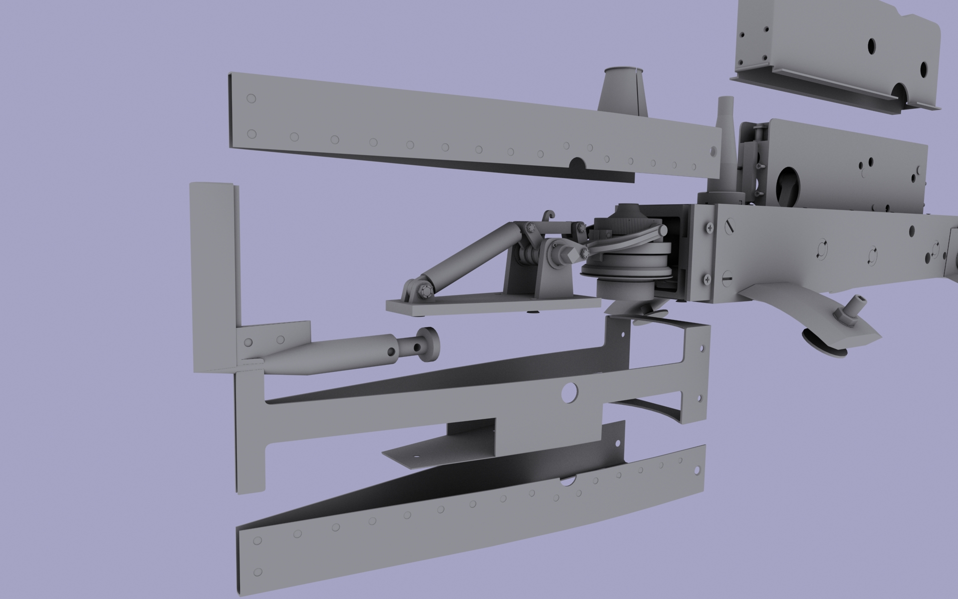 3D bdz-66-21n nuclear bomb pylon model - TurboSquid 1216802