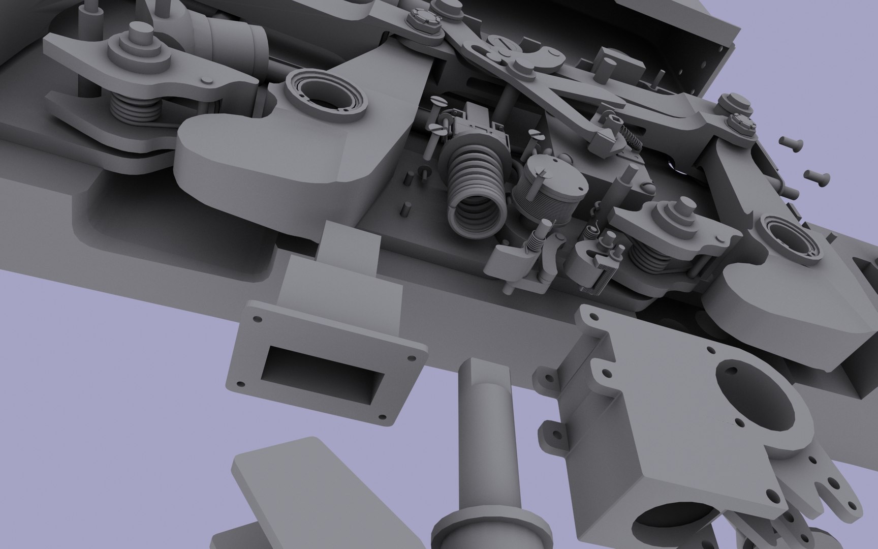 3D Bdz-66-21n Nuclear Bomb Pylon Model - TurboSquid 1216802