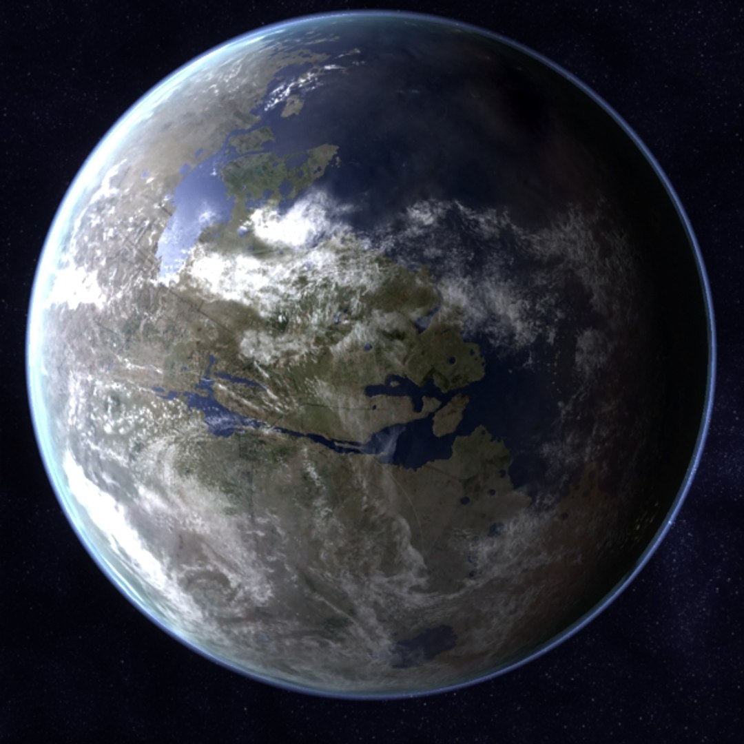 mars inhabited 3d max