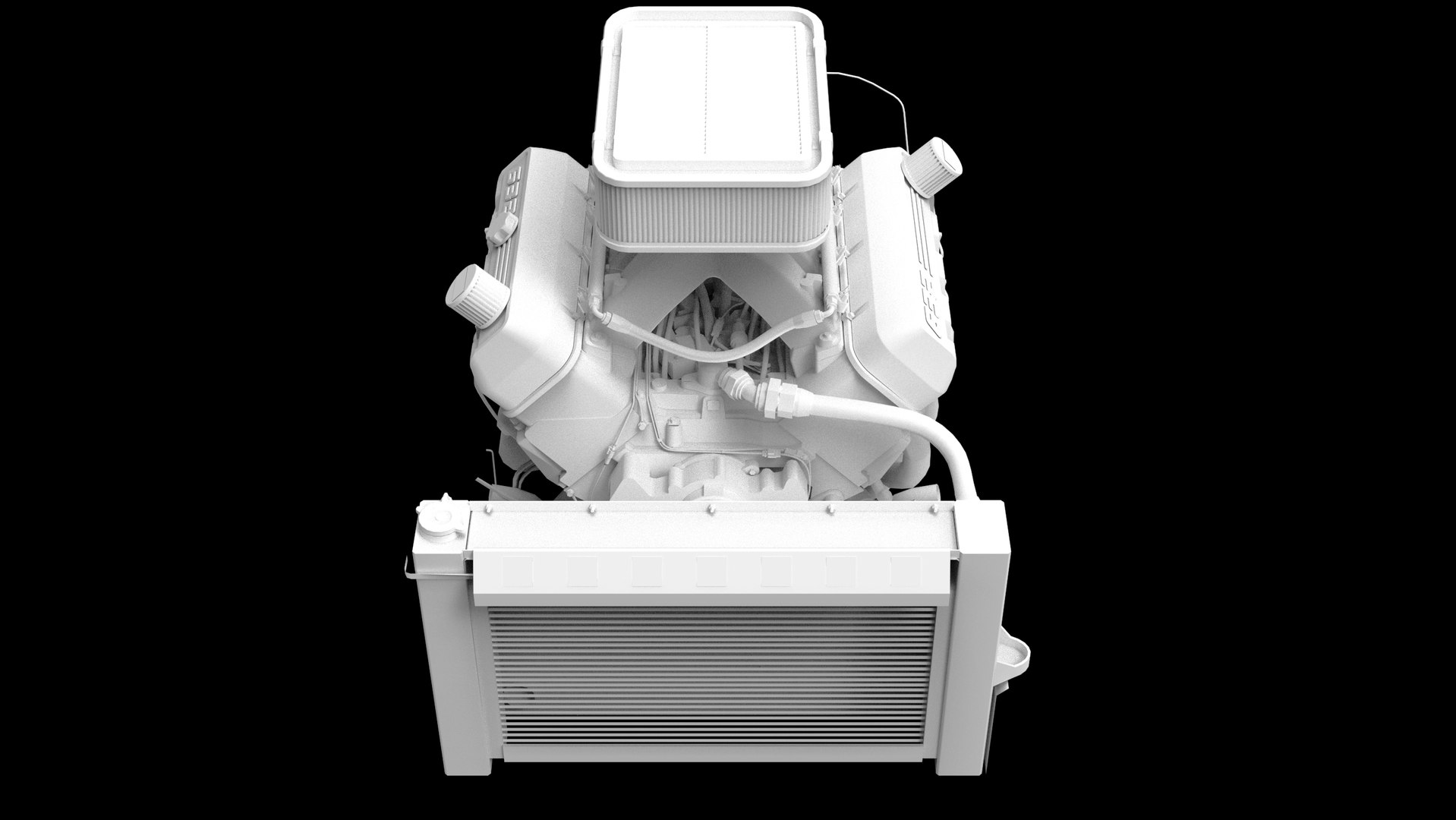 3D Chevy 632 V8 Racing Engine Model - TurboSquid 2321374