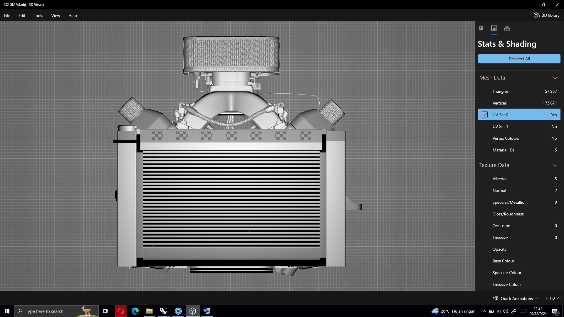 3D Chevy 632 V8 Racing Engine Model - TurboSquid 2321374