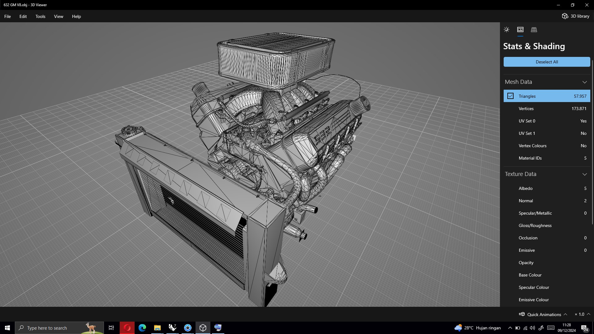 3D Chevy 632 V8 Racing Engine Model - TurboSquid 2321374