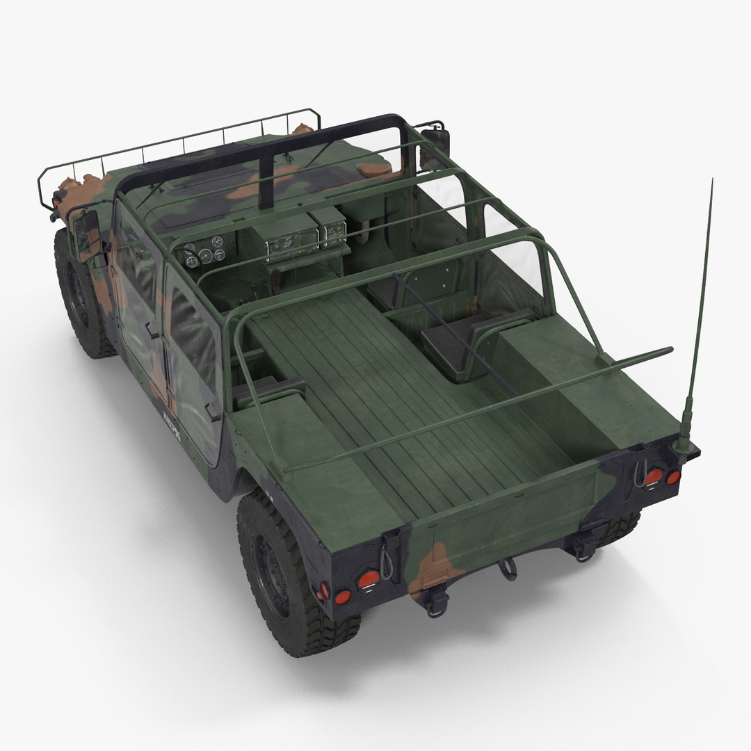 3d troop carrier hmmwv m1035 model