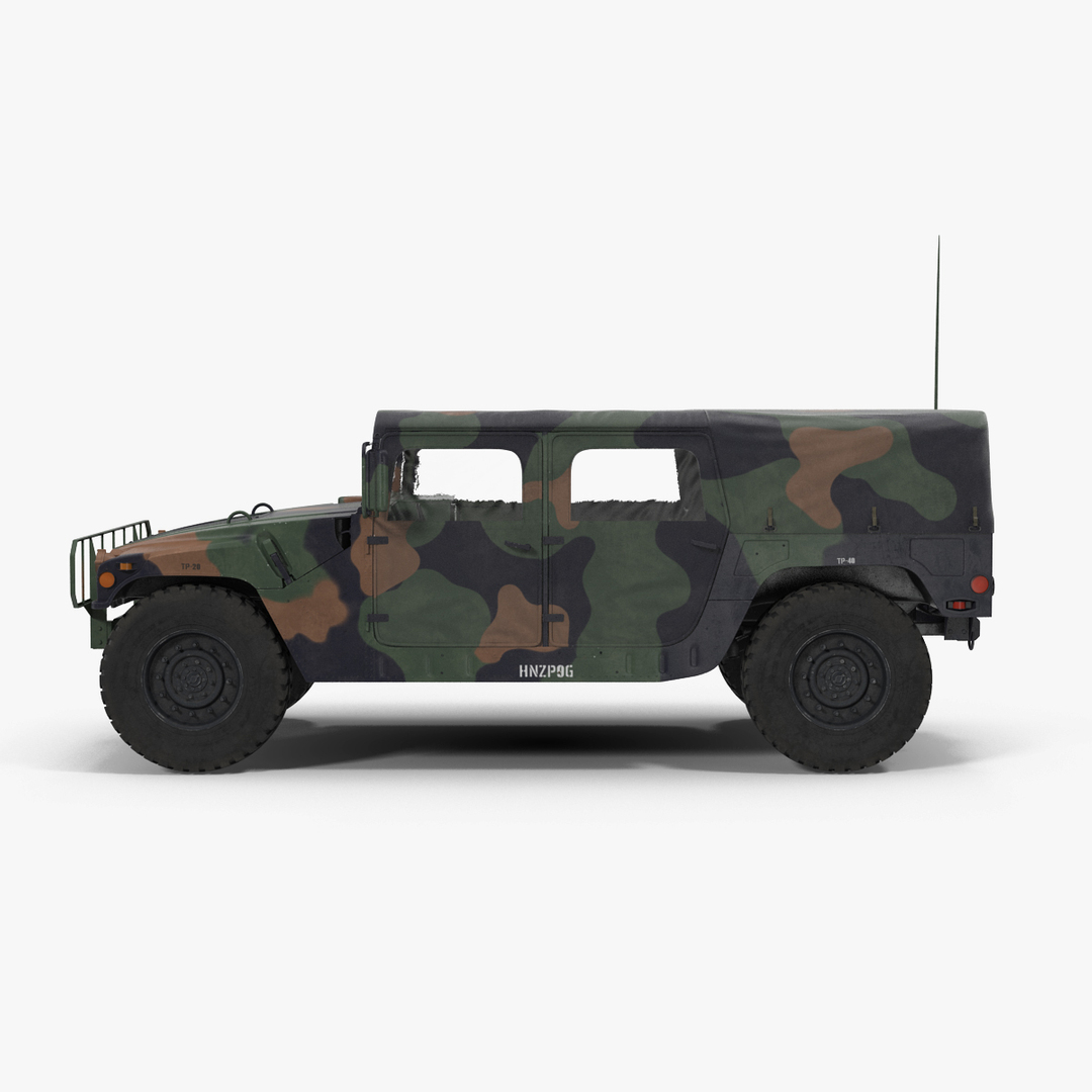 modelo 3d Troop Carrier HMMWV m1035 Rigged Camo 3D Model - TurboSquid ...
