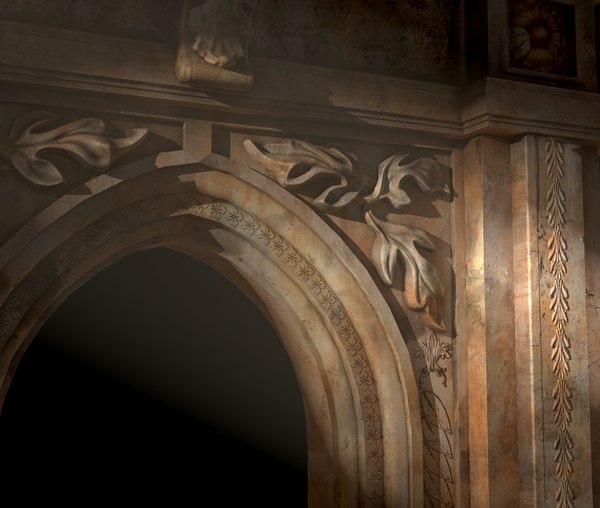 3D low-poly arch - TurboSquid 1611843