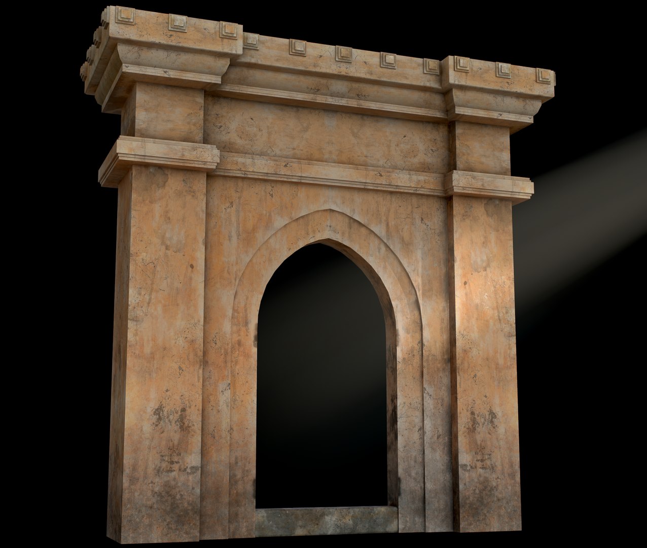 3D low-poly arch - TurboSquid 1611843