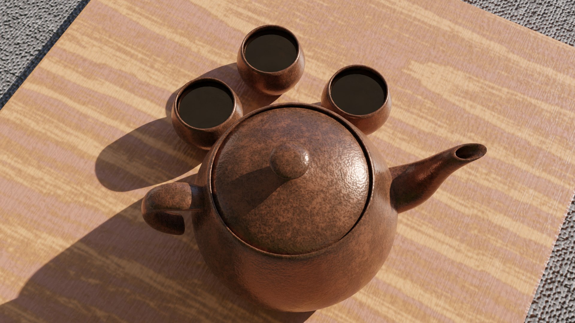 Old Tea Pot 3D - TurboSquid 2001574