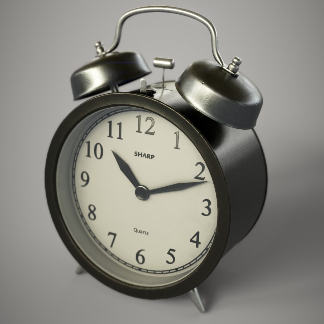 3D Alarm Clock Model - TurboSquid 1281748