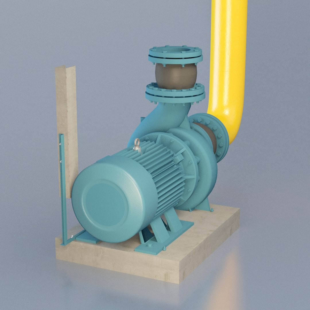 Water Pump 3D Model - TurboSquid 1391780