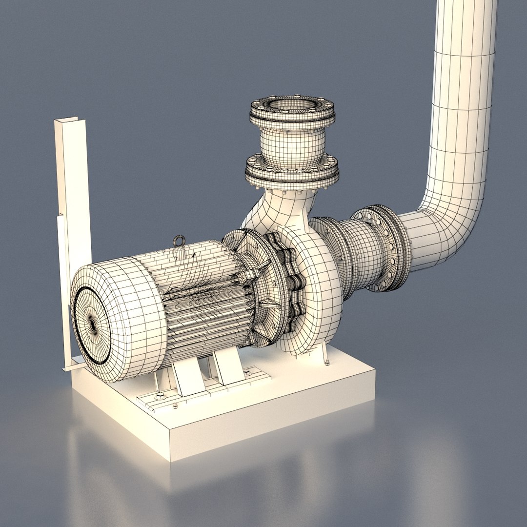 Water Pump 3D Model - TurboSquid 1391780