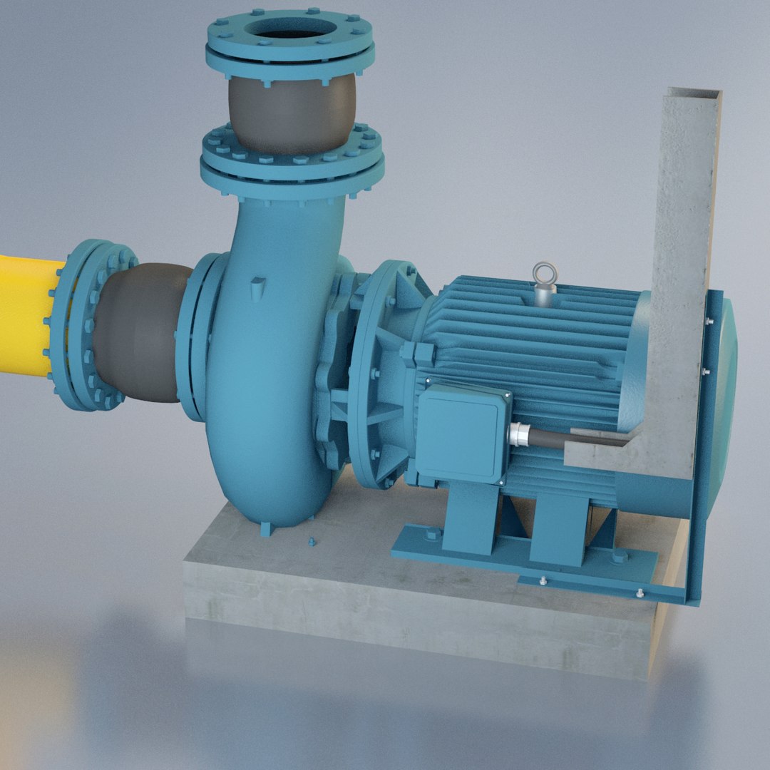 Water Pump 3D Model - TurboSquid 1391780