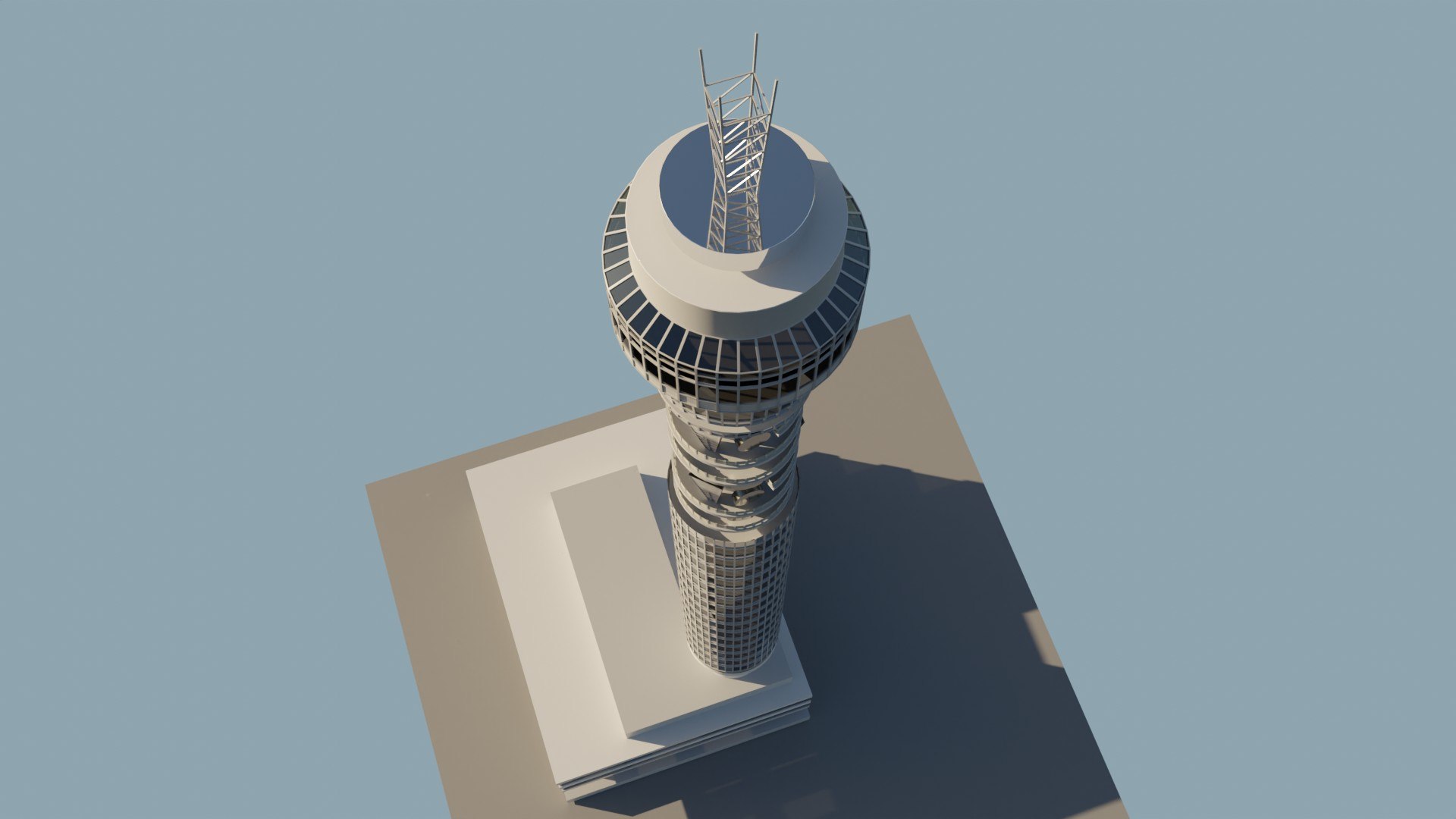 Medium London Tower 3d 3ds