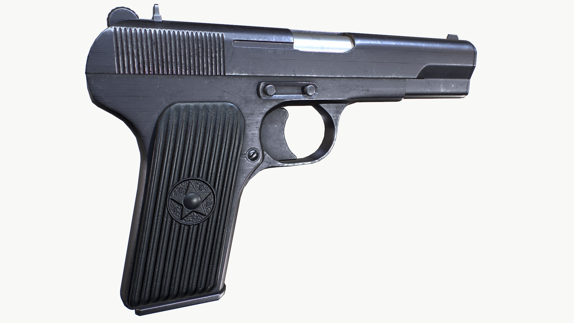 Pistol Tokarev 3D - TurboSquid 1343175