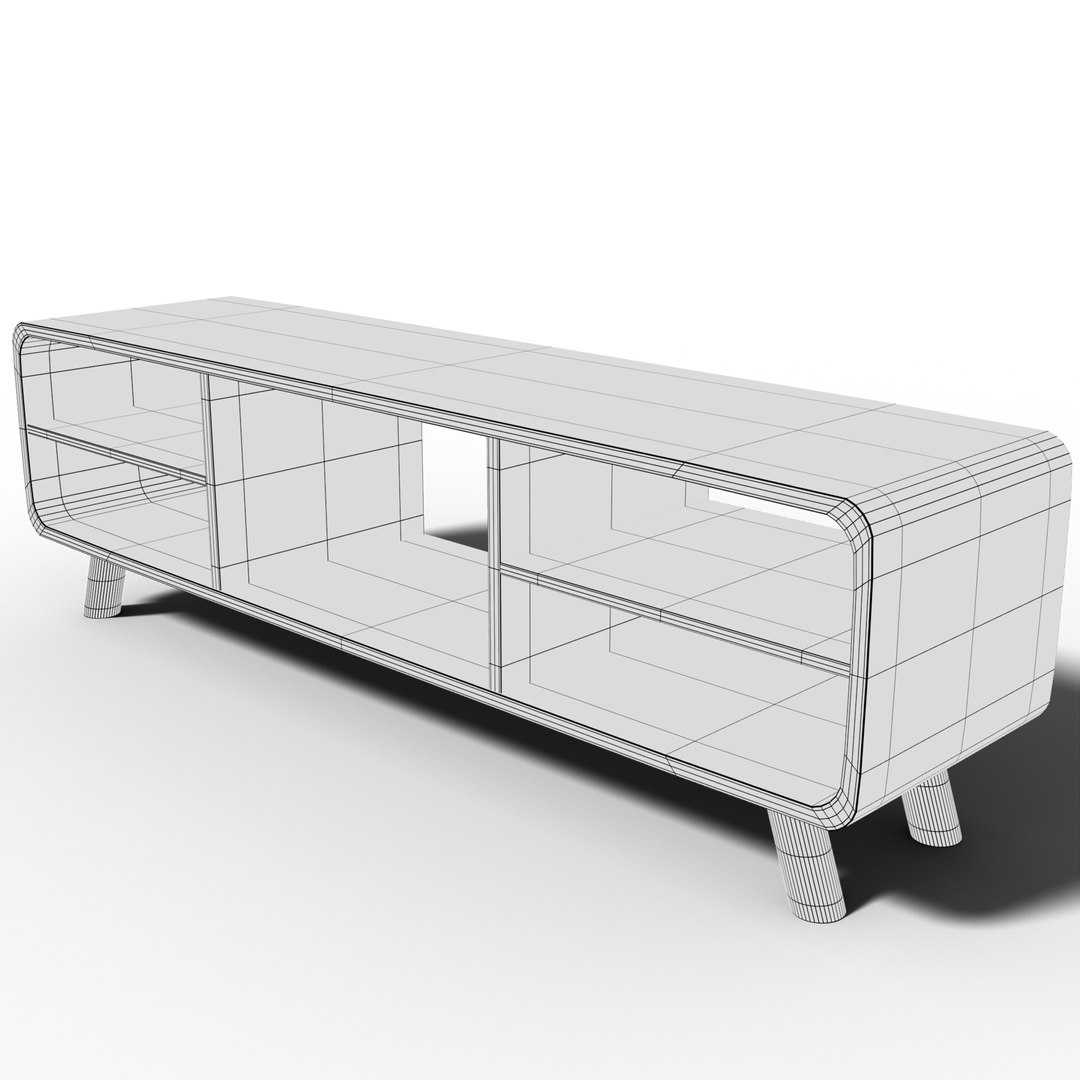 3D Tv Table - TurboSquid 2077465