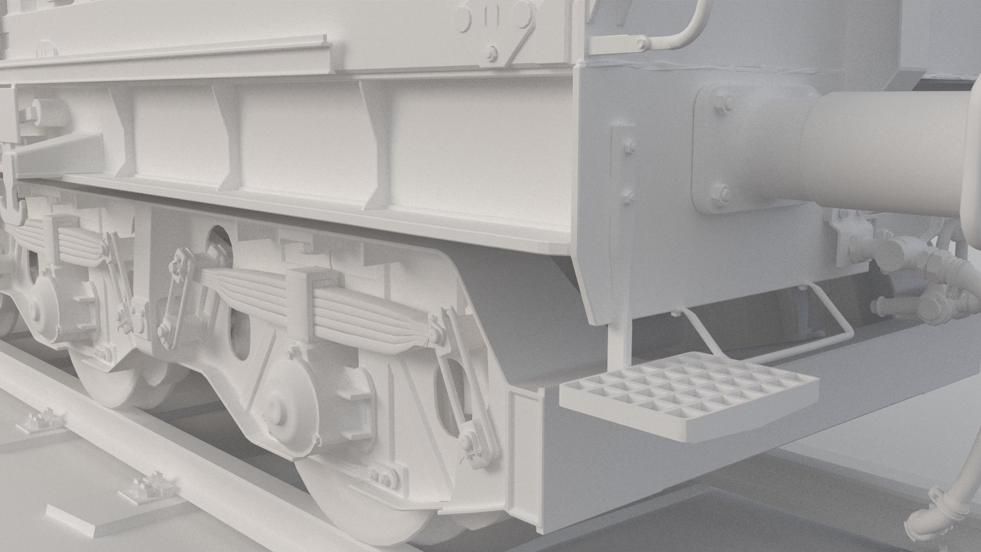 Container Train 3D Model - TurboSquid 1524137