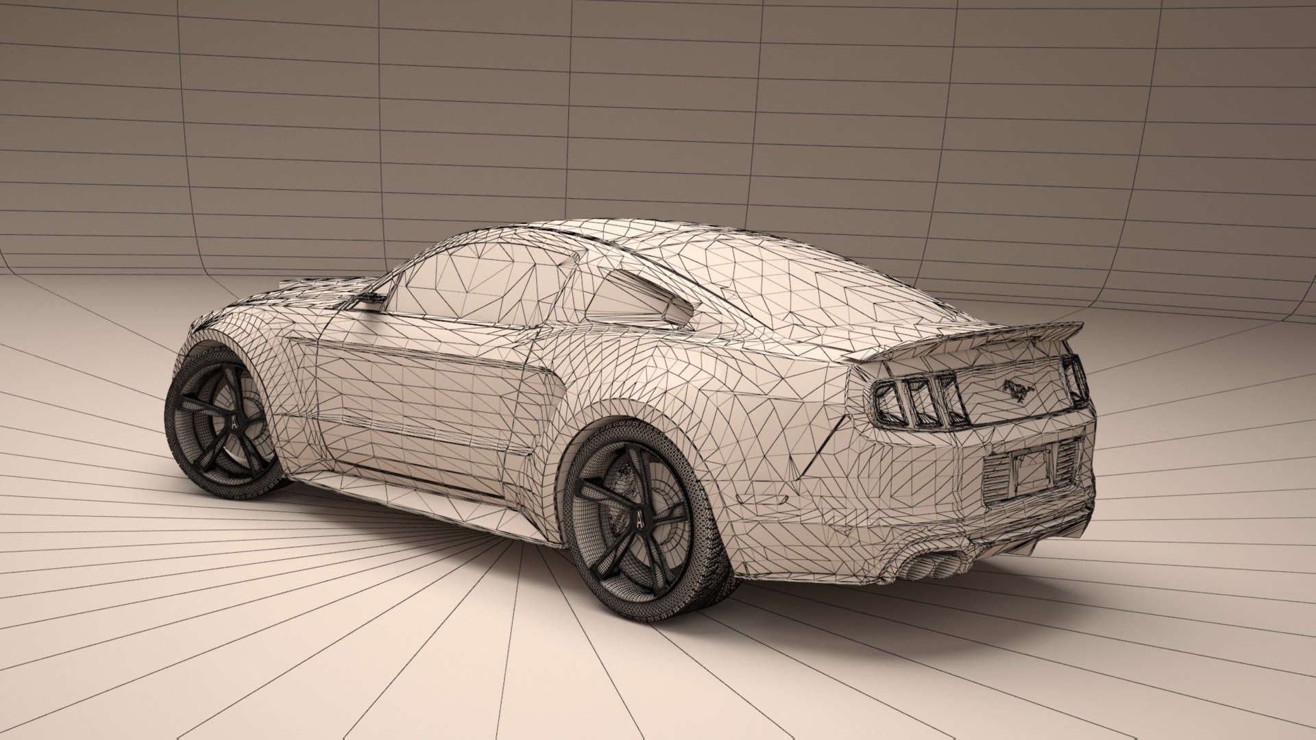 Mustang 3D Model - TurboSquid 1226296