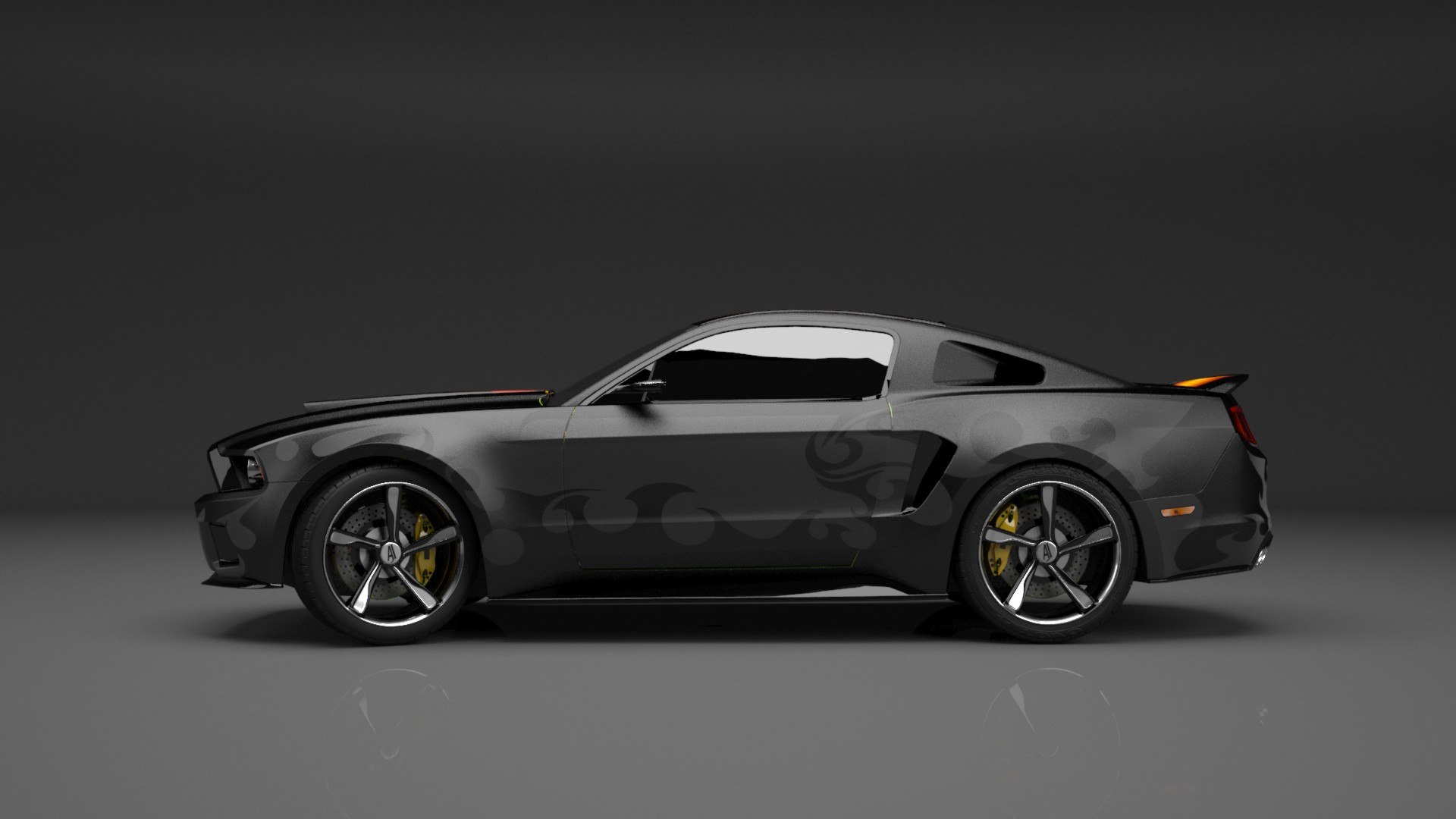 Mustang 3D Model - TurboSquid 1226296