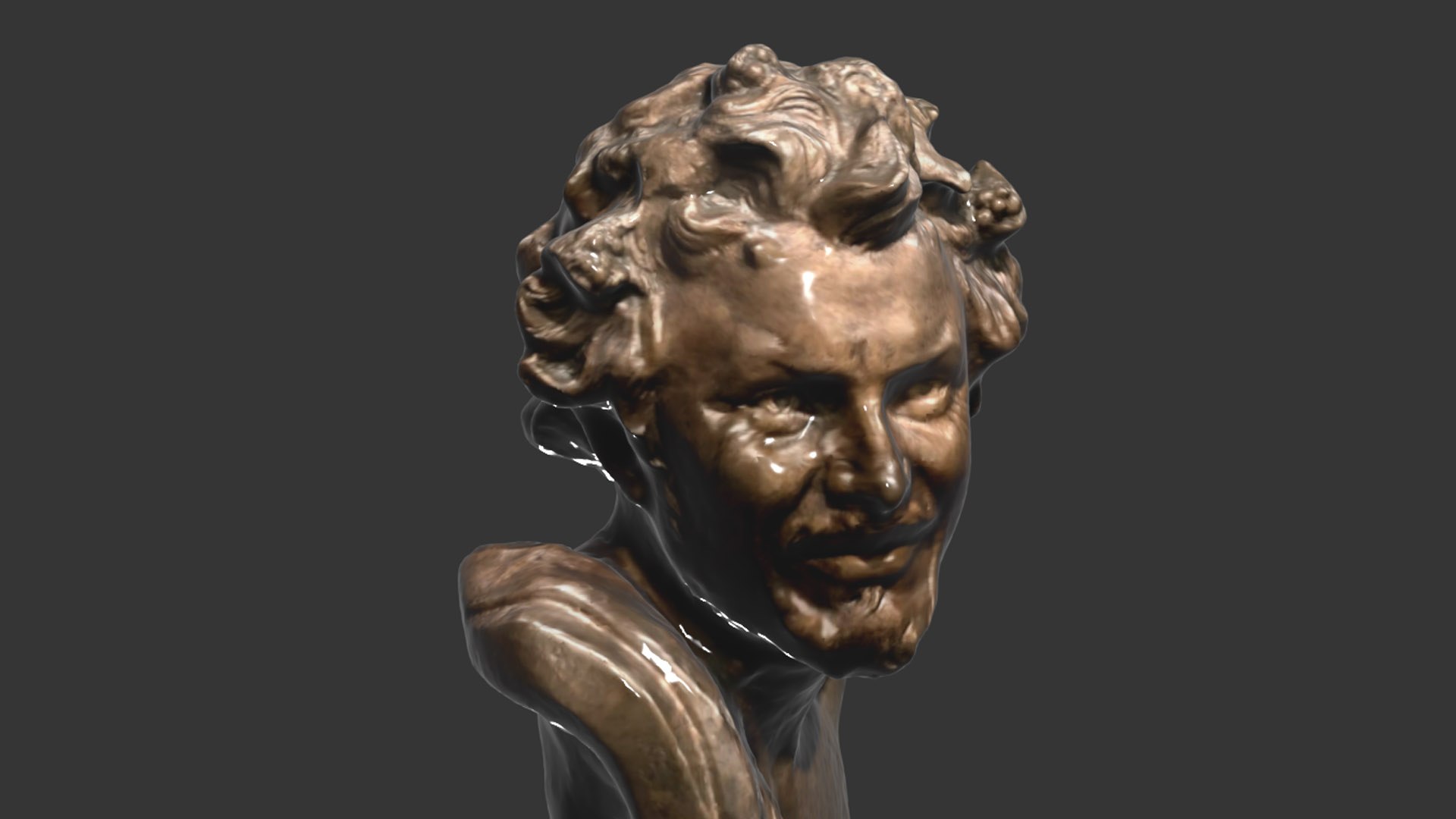 3D model Satyr Bust - TurboSquid 2144964