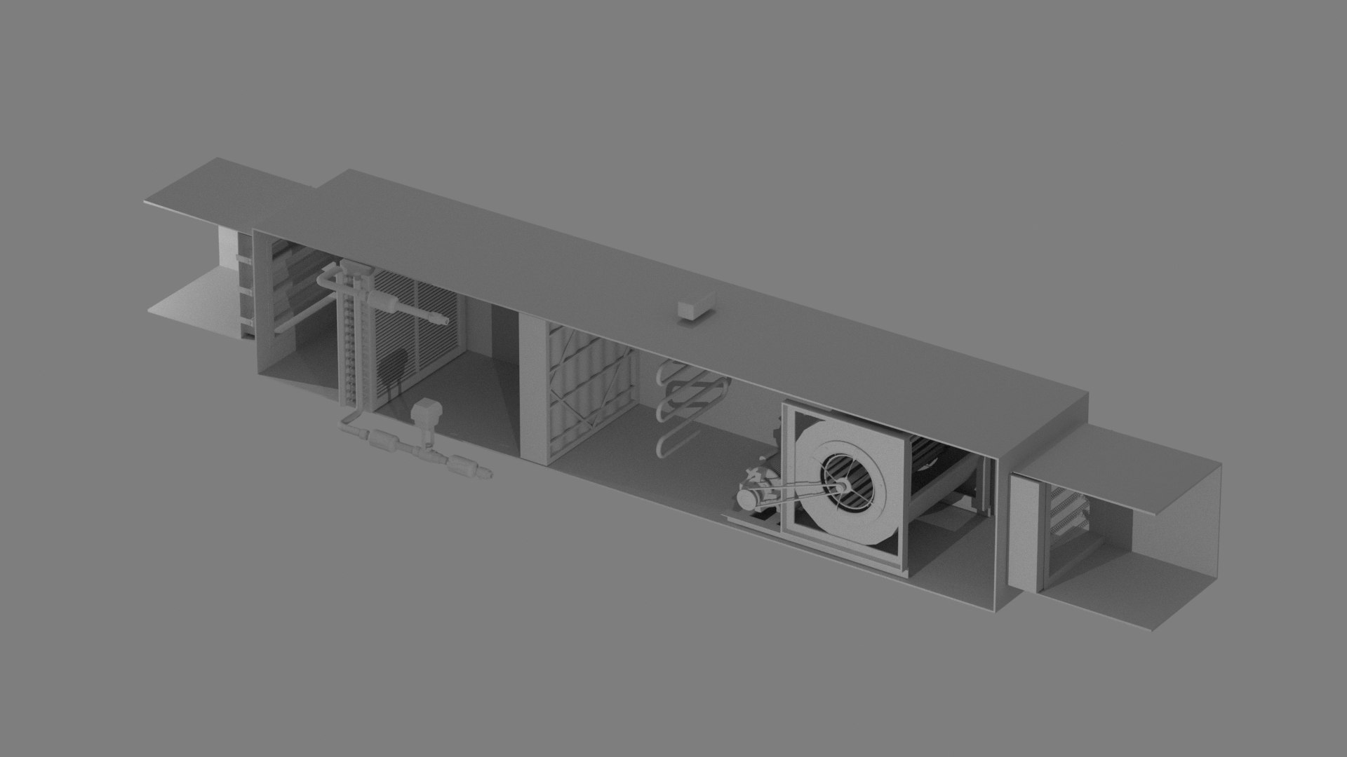 Air Handling Unit AHU 3D Model - TurboSquid 2263128