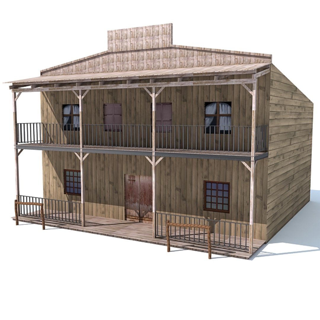 3d Model Of Western House