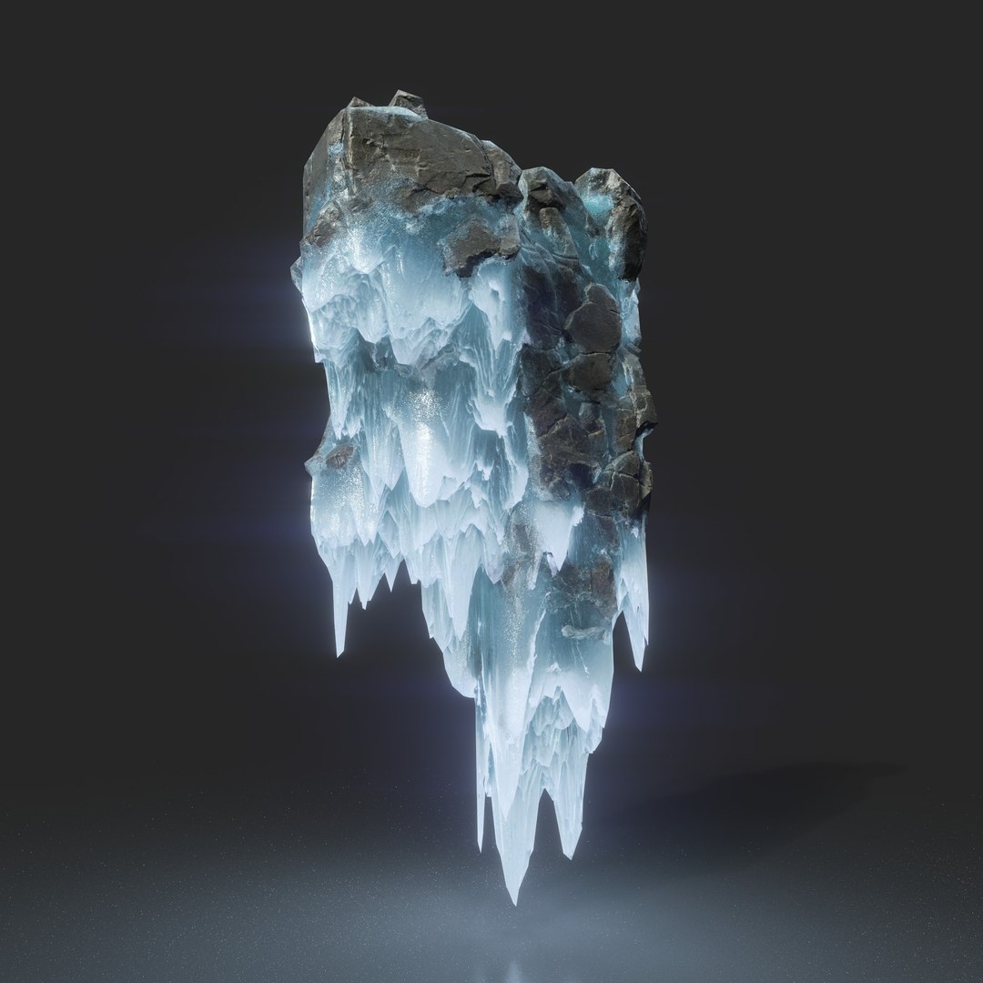 8 Low Poly PBR Frozen Rocks 3D Model - TurboSquid 2162431