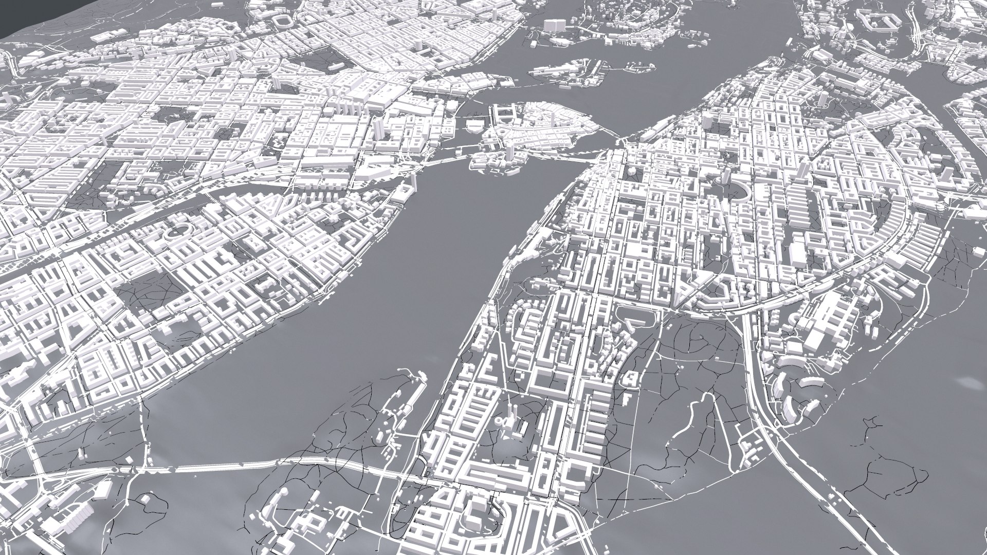 Cityscape Stockholm Sweden Europe 3D - TurboSquid 1740504