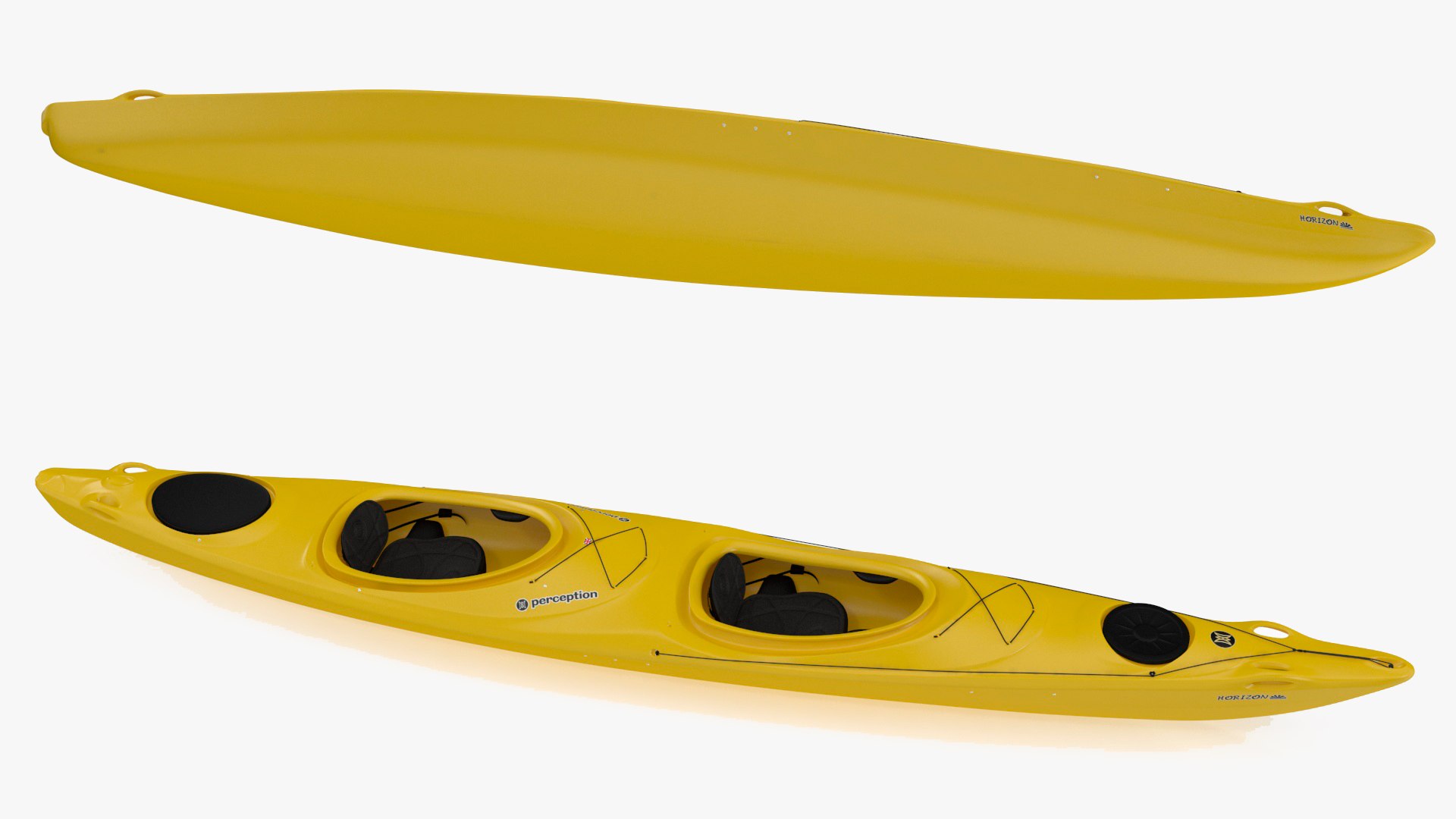 3D Double Sea Touring Kayak - TurboSquid 2169640