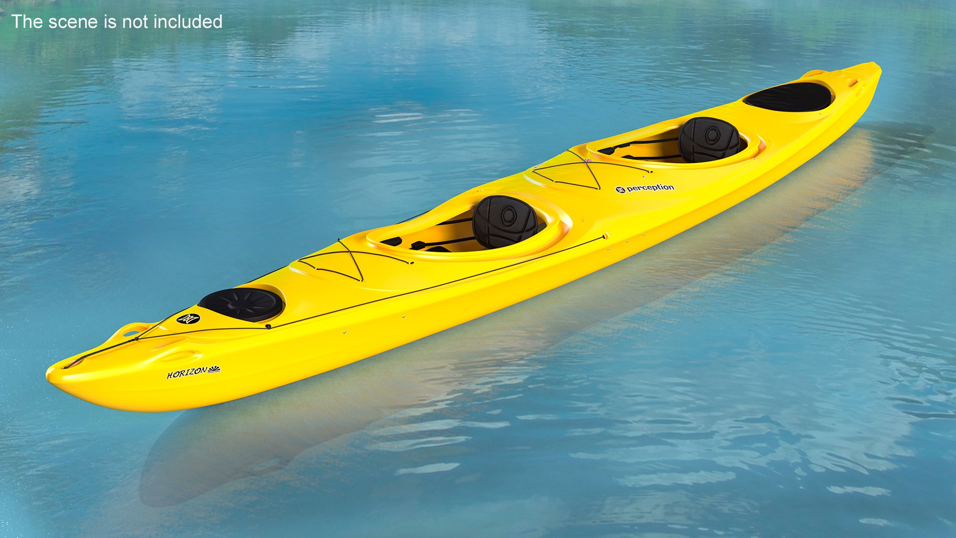 3D Double Sea Touring Kayak - TurboSquid 2169640
