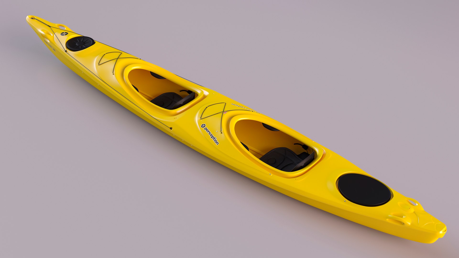 3D Double Sea Touring Kayak - TurboSquid 2169640
