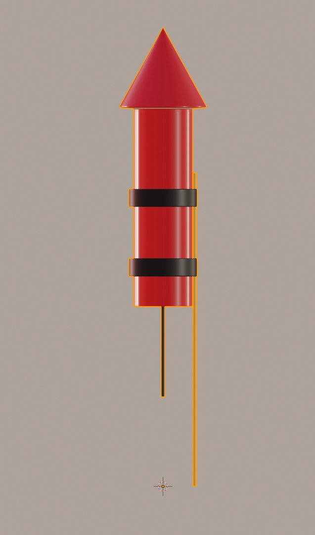 Colors Firework Rocket Model - TurboSquid 1480819