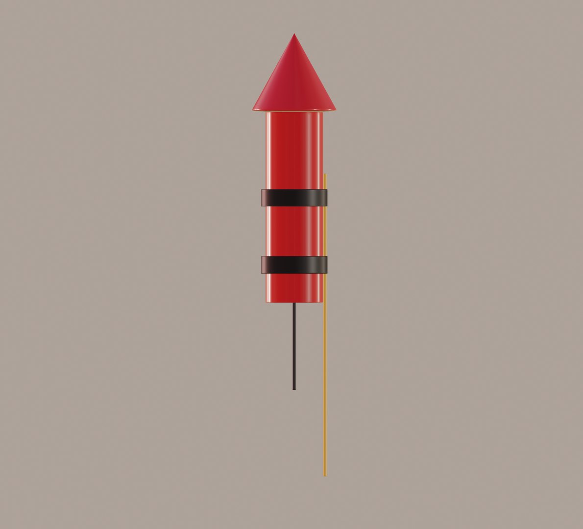 Colors Firework Rocket Model - TurboSquid 1480819