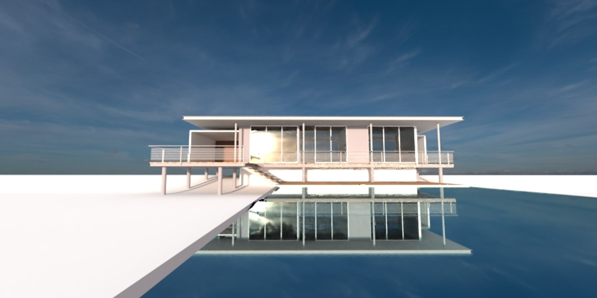 Simple villa 3D model - TurboSquid 1435662