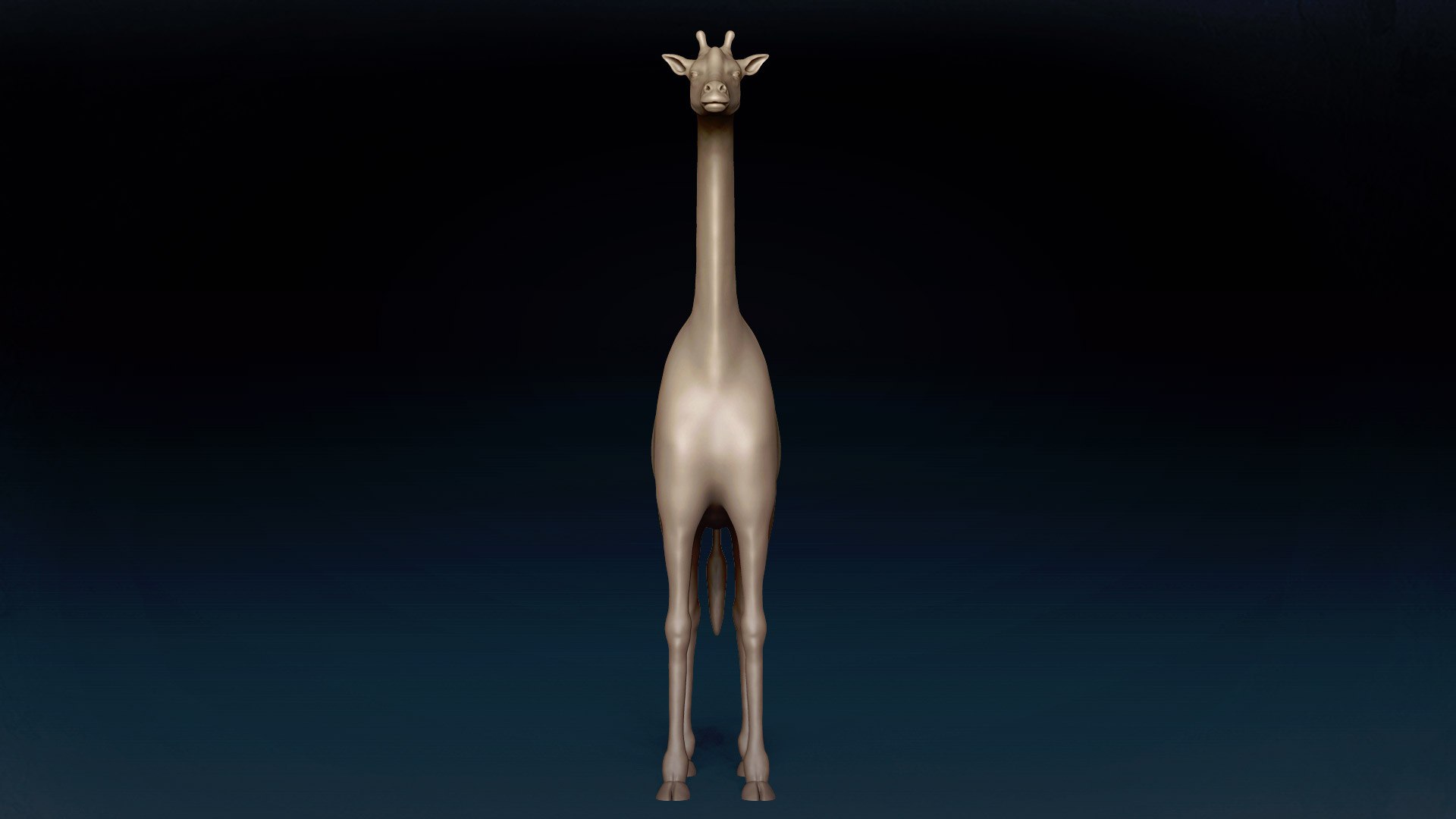3D African Giraffe Base Mesh 3D model - TurboSquid 1823531