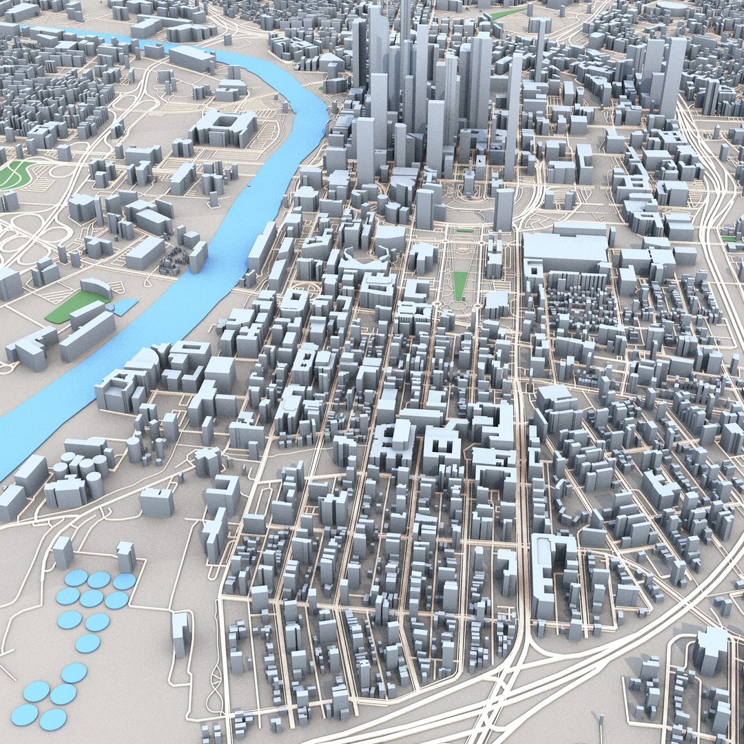 Nashville City Tennessee USA 3D Model - TurboSquid 2297713