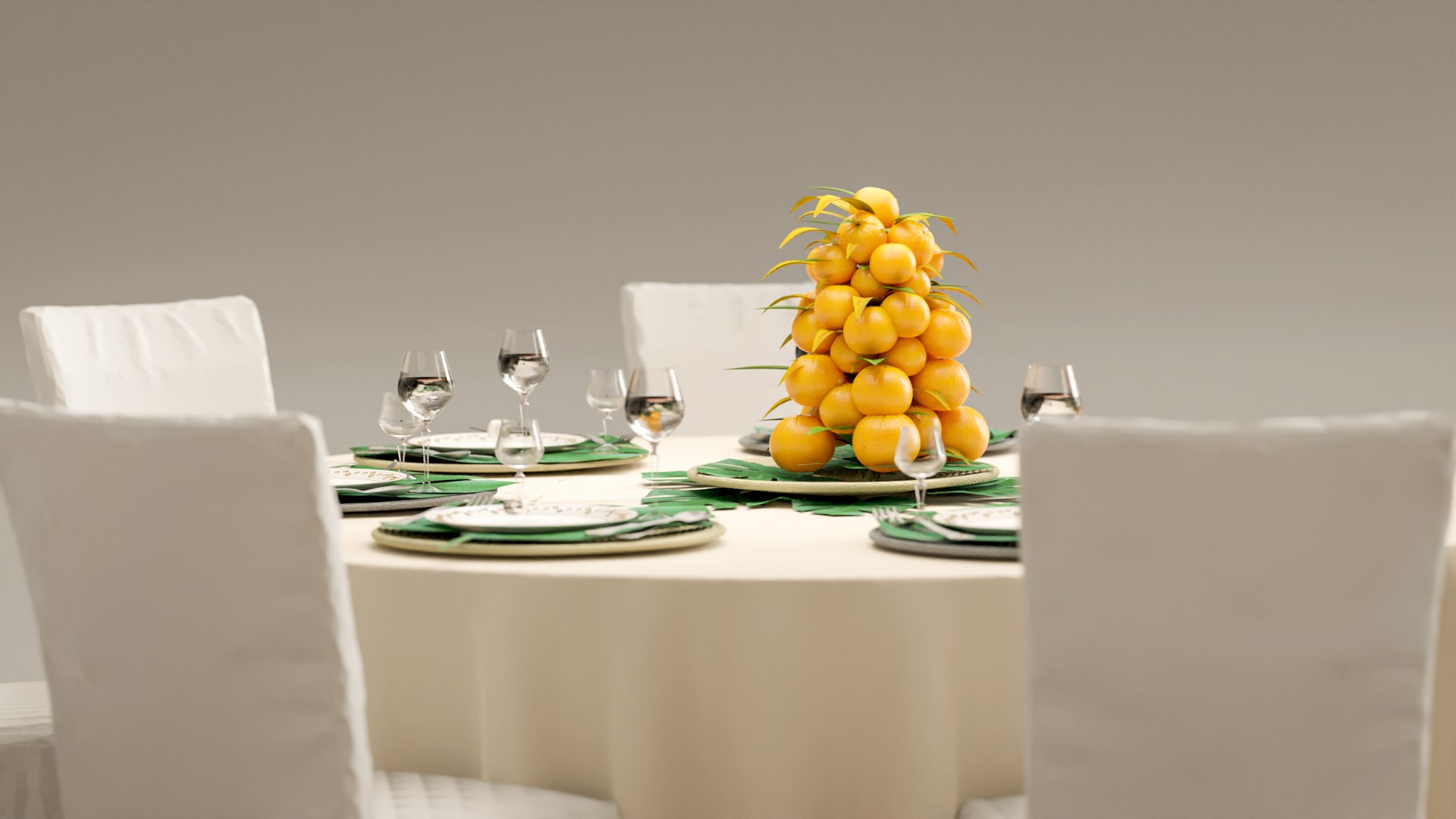 Round Table Model - TurboSquid 1954869