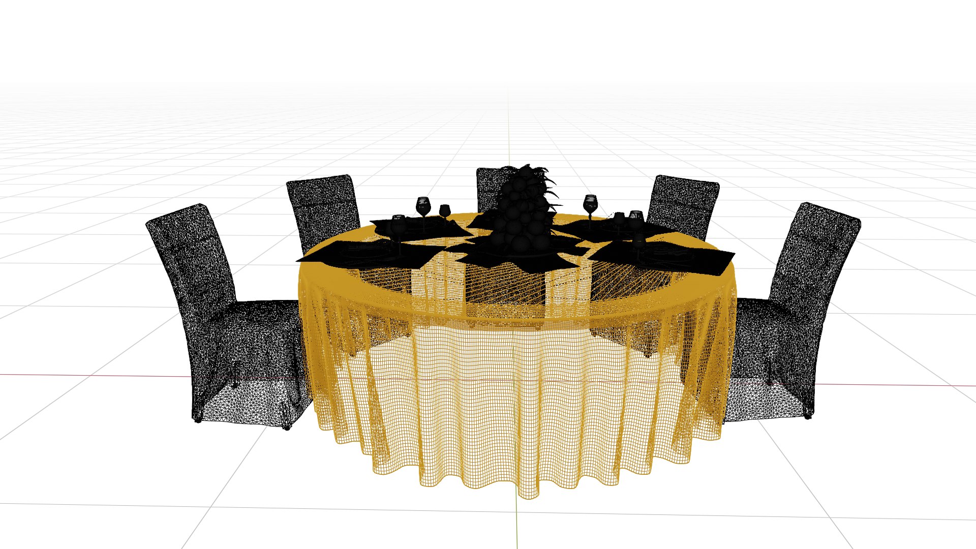Round Table Model - TurboSquid 1954869