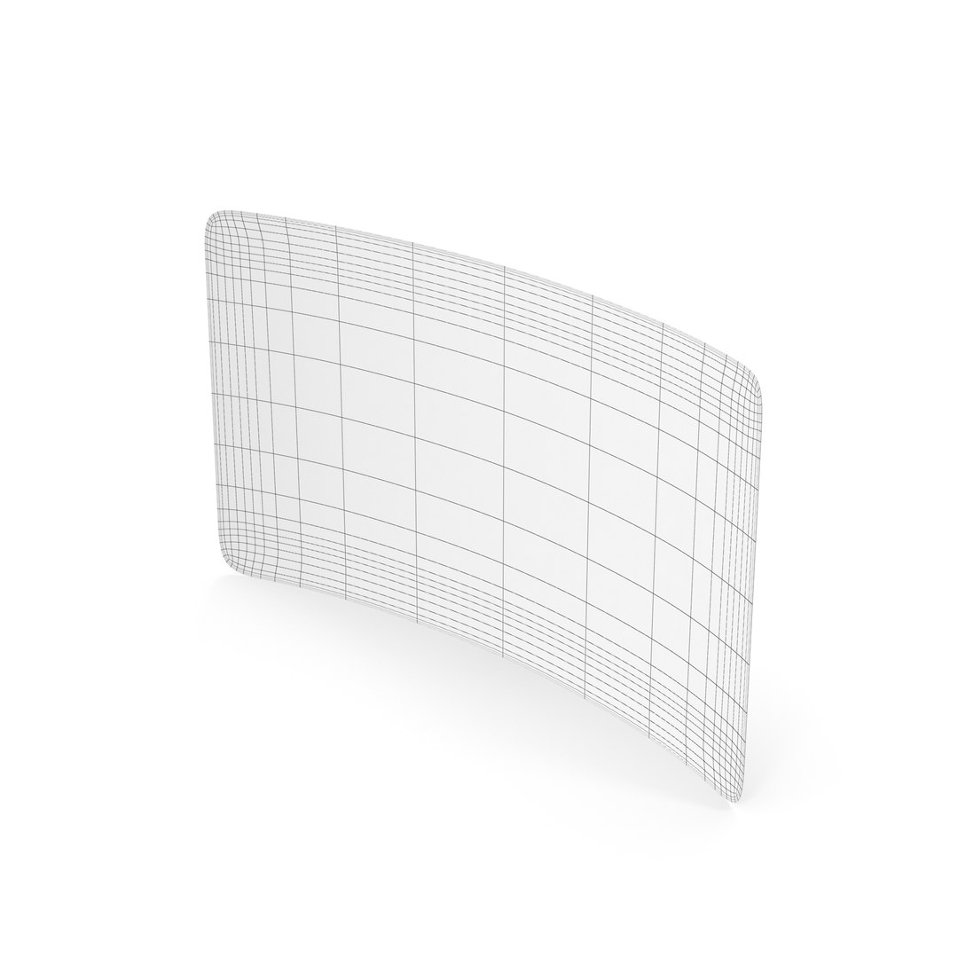 Curved Label 3D Model - TurboSquid 2239315
