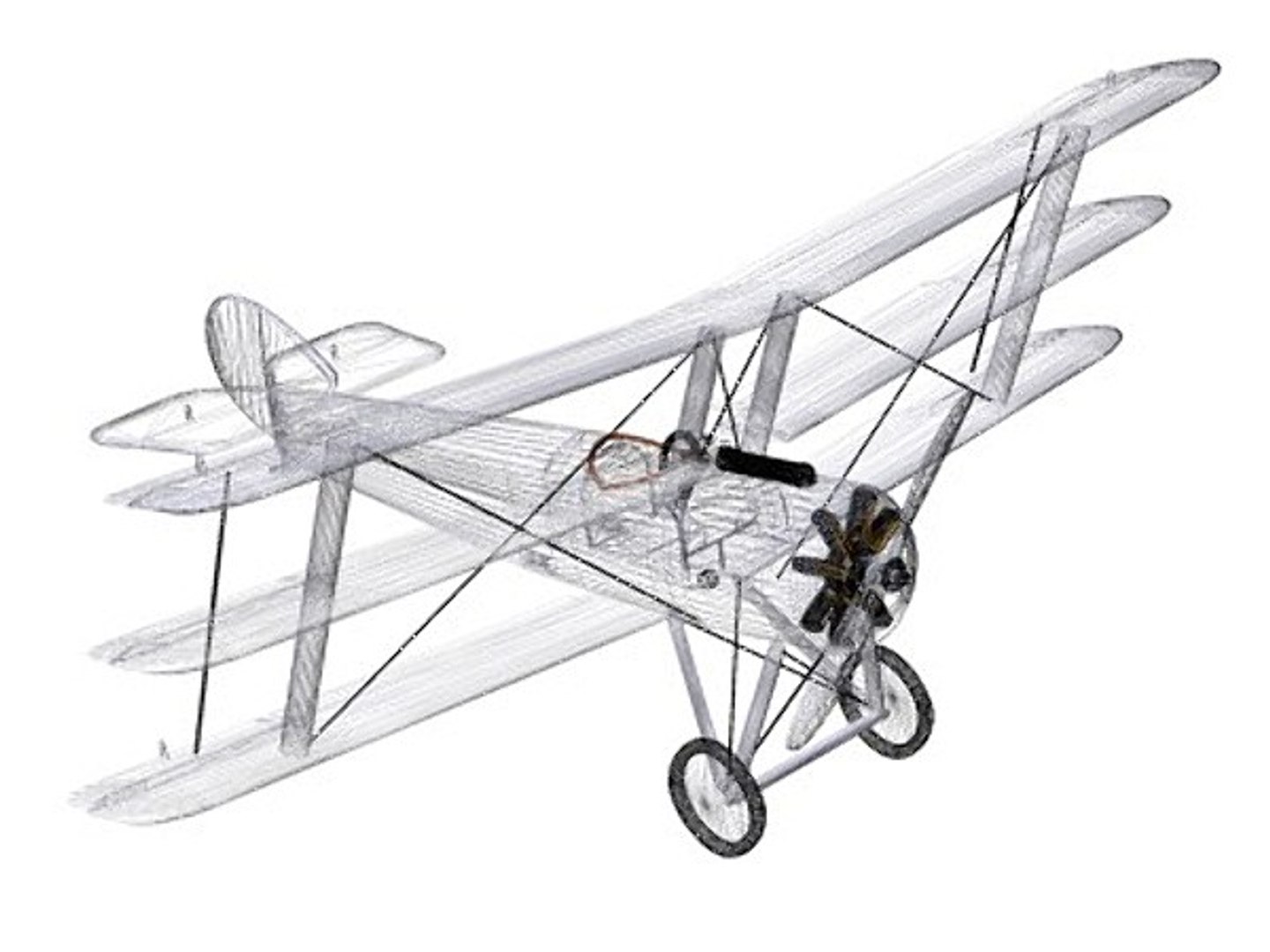 3d Sopwith Triplane Fighter Model