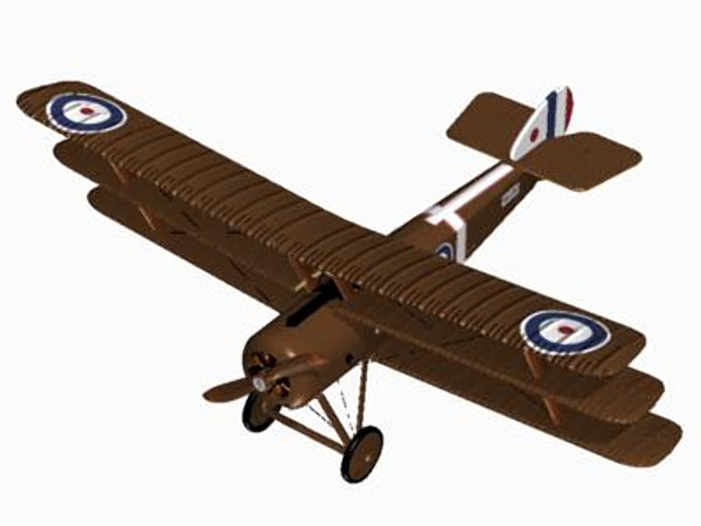 3d Sopwith Triplane Fighter Model