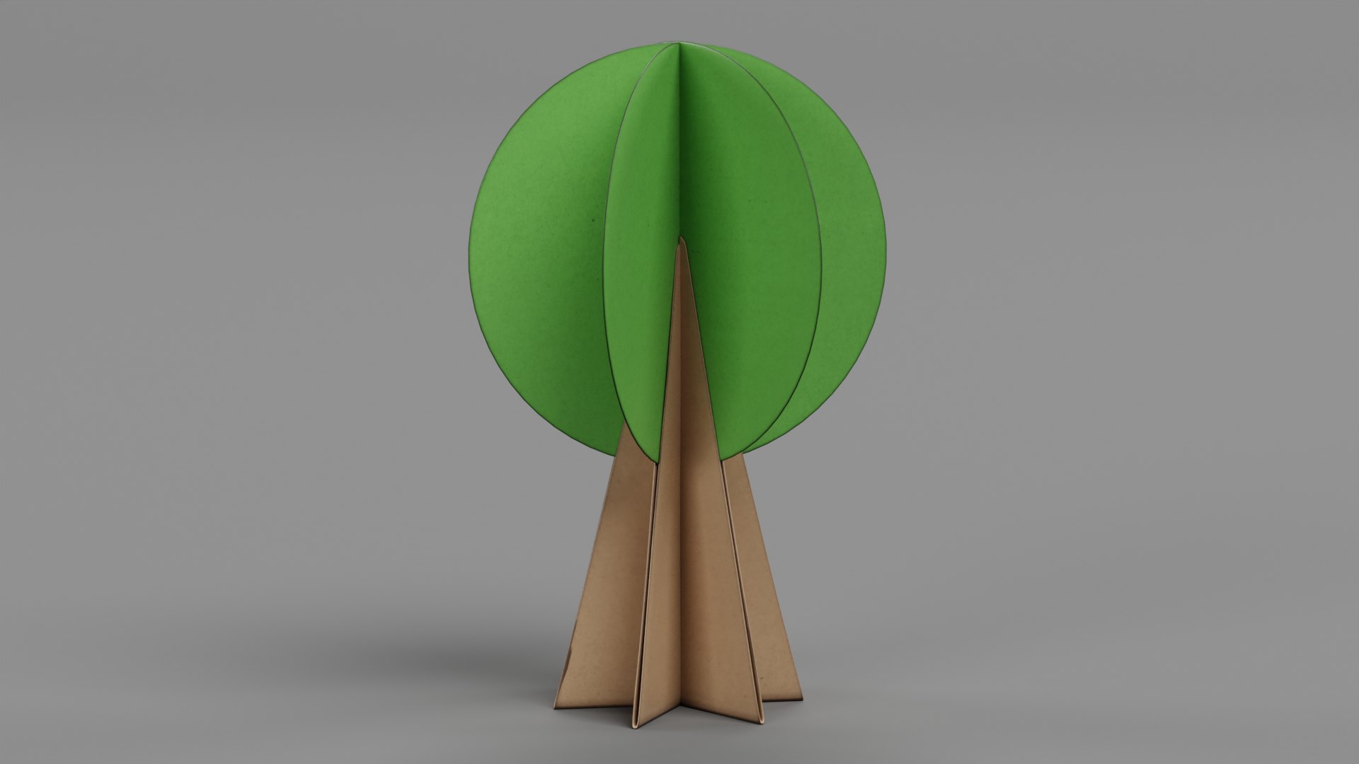 modelo 3d árbol de papel 02 - TurboSquid 2184834