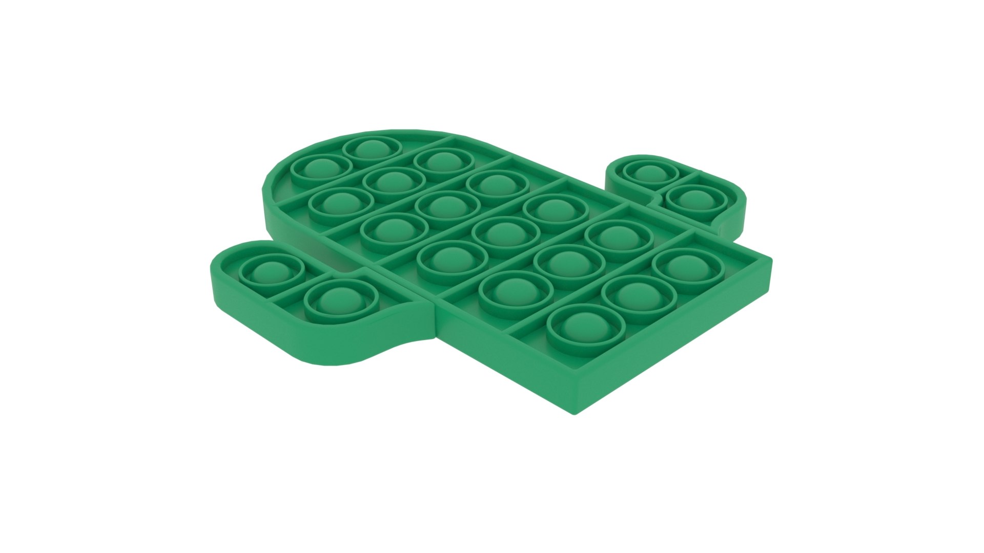 3D model Cactus Pop It Fidget Toy - TurboSquid 1753633