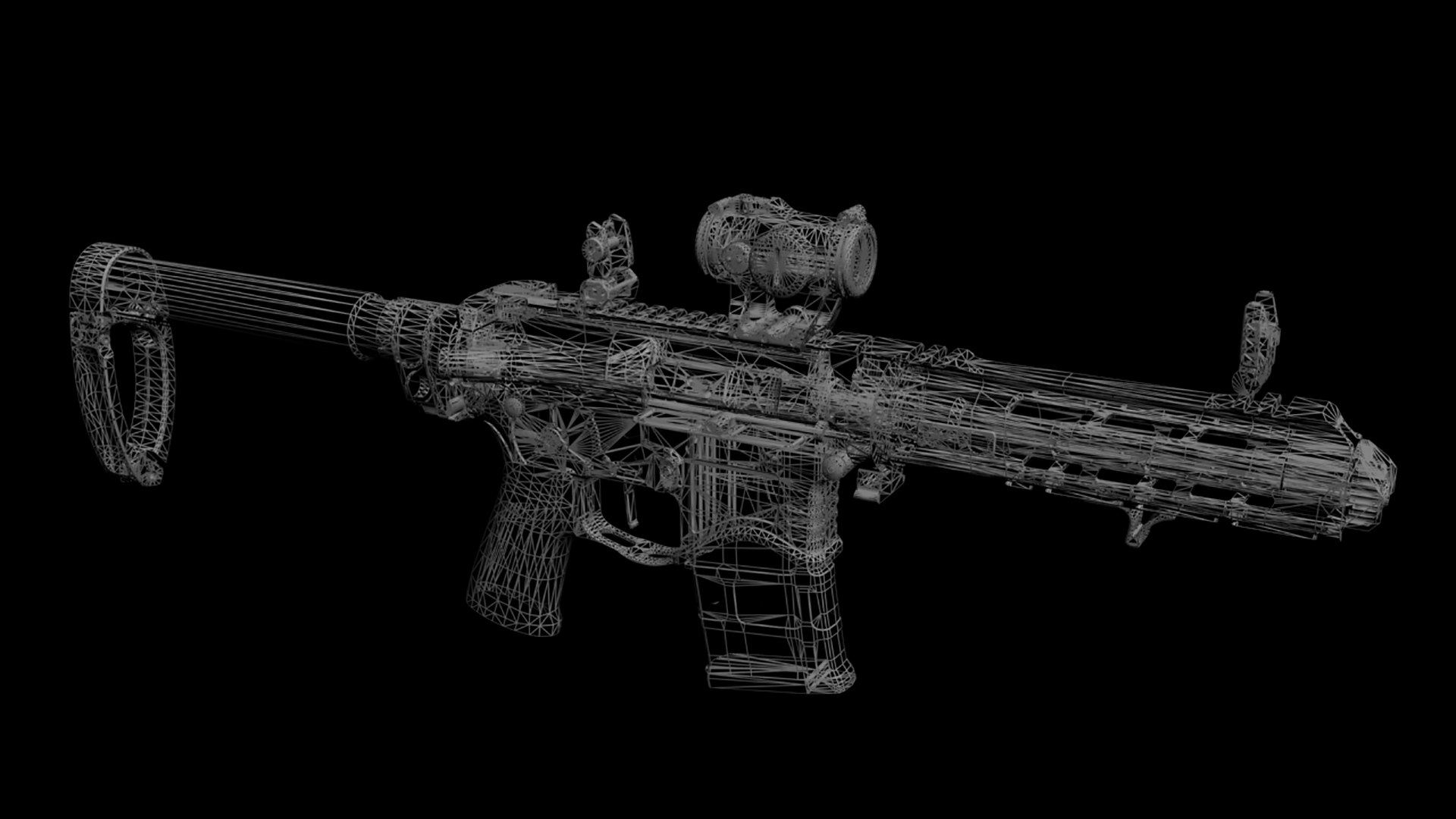 3D Model Weaponry Firearm Rifle - TurboSquid 1685773