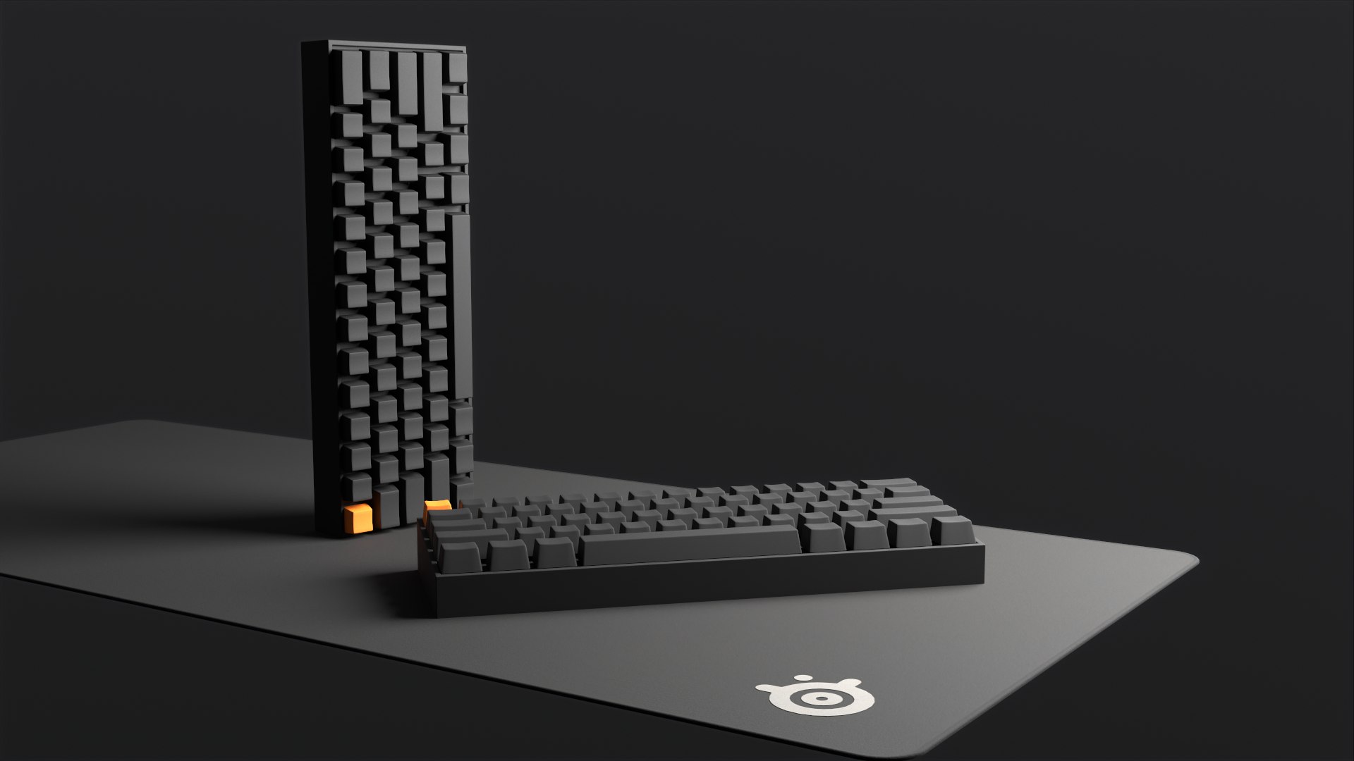 Free Basic Mechanical Keyboard 3D - TurboSquid 1811827