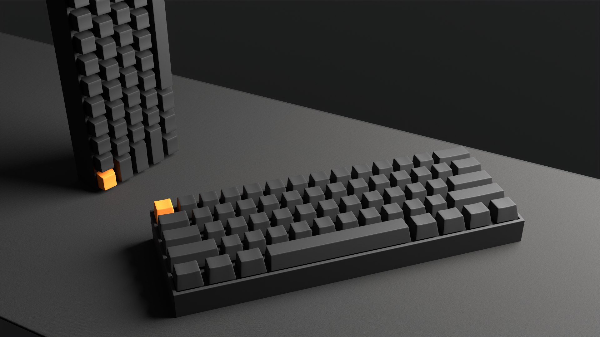 Free Basic Mechanical Keyboard 3D - TurboSquid 1811827