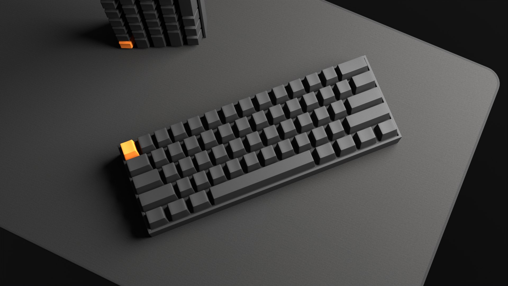 Free Basic Mechanical Keyboard 3D - TurboSquid 1811827