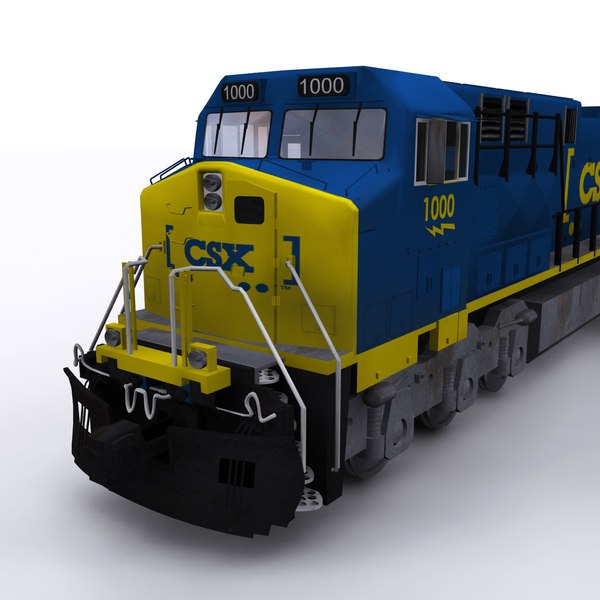 modelo 3d CSX Locomotora y transporte de carga - TurboSquid 1141026