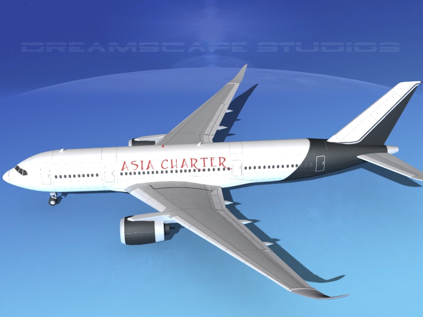 Airbus A350 3d Model