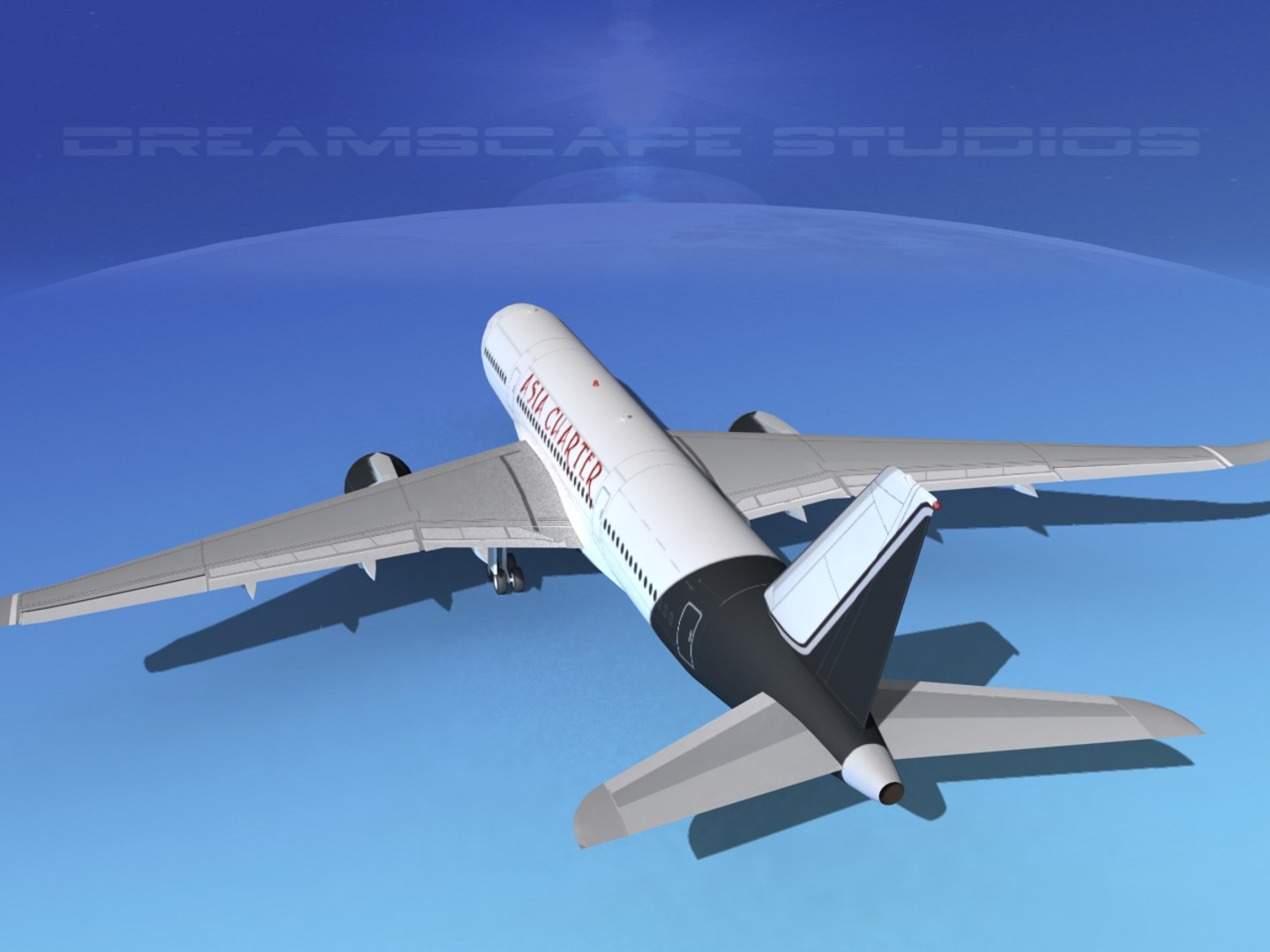 Airbus A350 3d Model